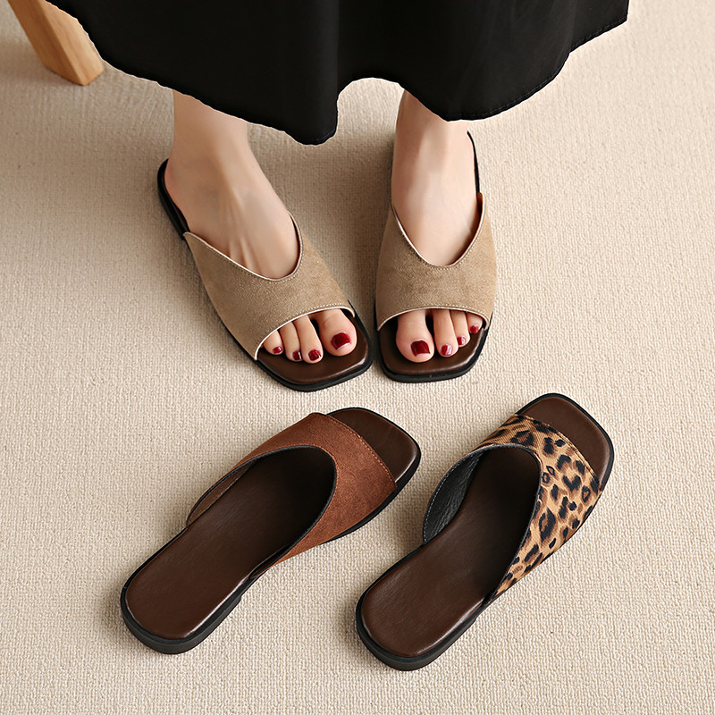 Ladies Retro Slippers Versatile Lightweight Personalized Slipper for ...
