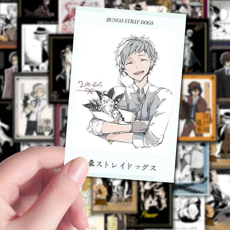 [Bota Shop] 108 Sheets Bungou Stray Dog Polaroid Stickers Edogawa Ranbu ...
