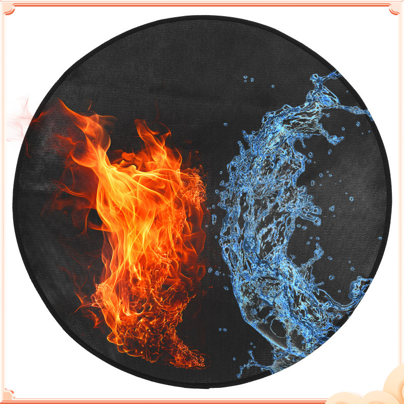 Fire Mat Circle Pit Fireproof for Stove Carpet Glass Coated Fiberglass ...