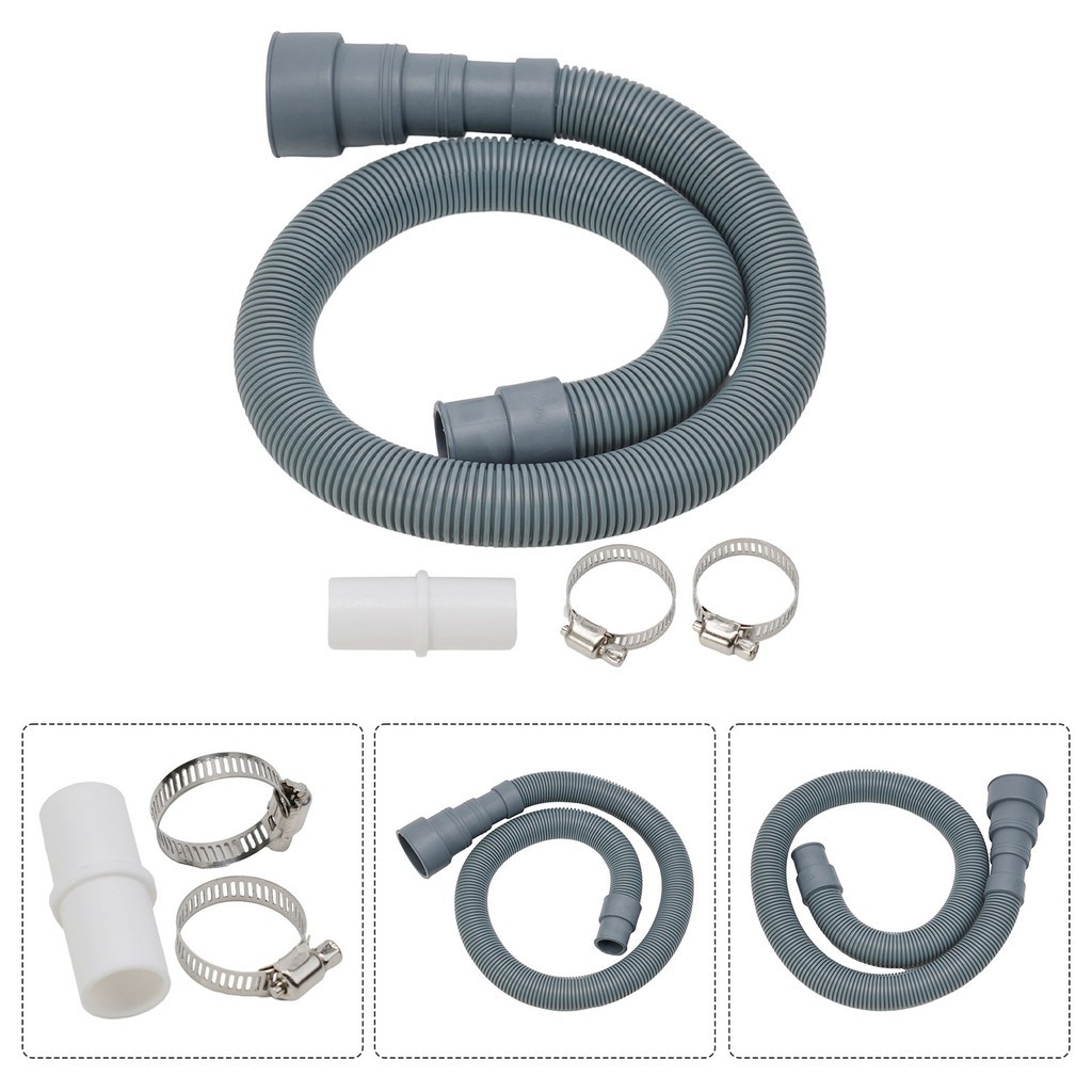 YAFEXHMY 】Washing Machine Dishwasher Drain Waste Hose Extension Pipe ...