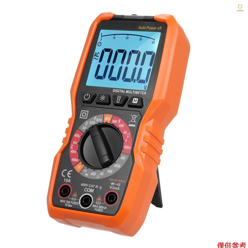 Digital Multimeter Universal Meter NCV Tester Large LCD with Backlit ...