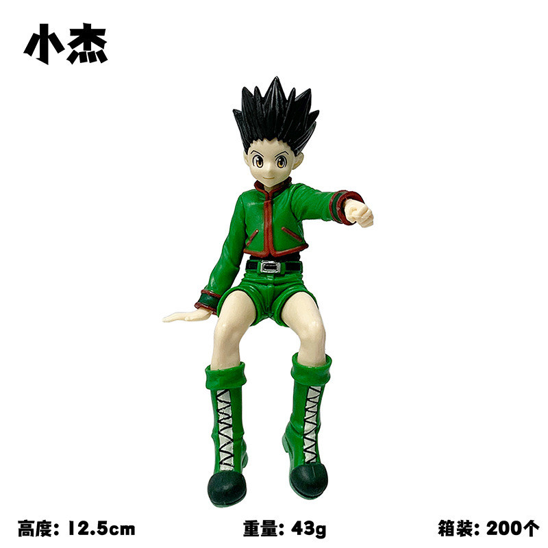 13cm Hunter x Hunter Gon Freecss Anime Figure Noodle Stopper Killua ...