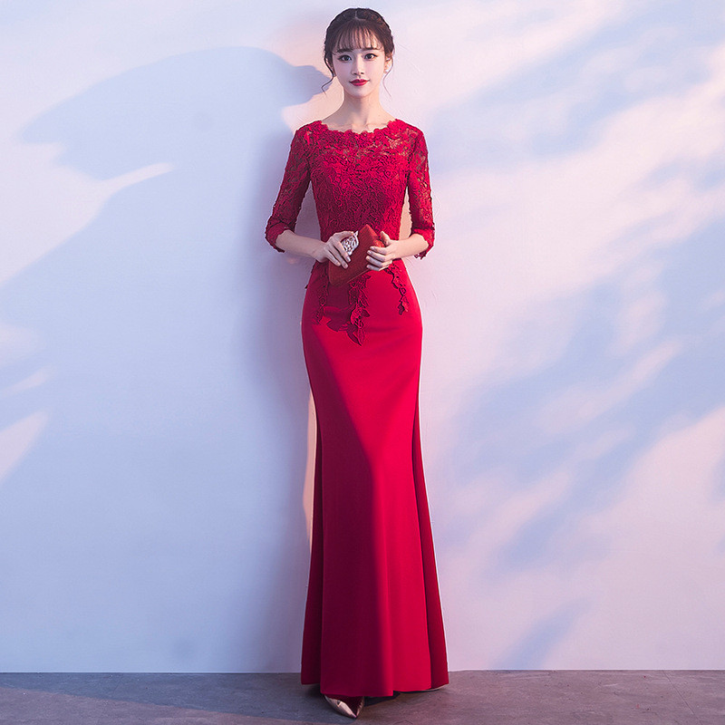 TOAST Clothing Bride 2023 New Spring and Spring Long Sleeve Fishtail ...