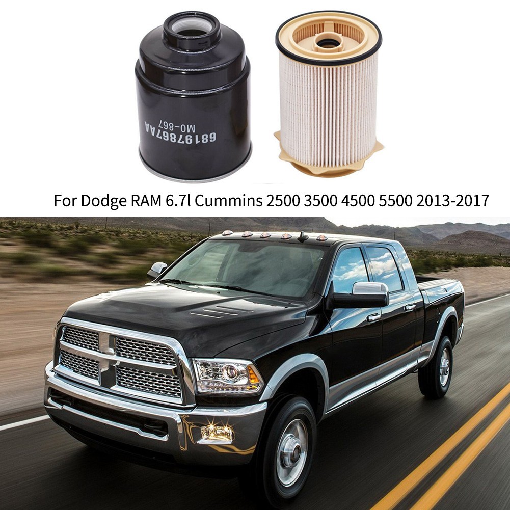 ⭐GRCEKRIN SALE⭐Diesel Fuel Filter Kit For 6.7L for Cummins 2500 3500 ...