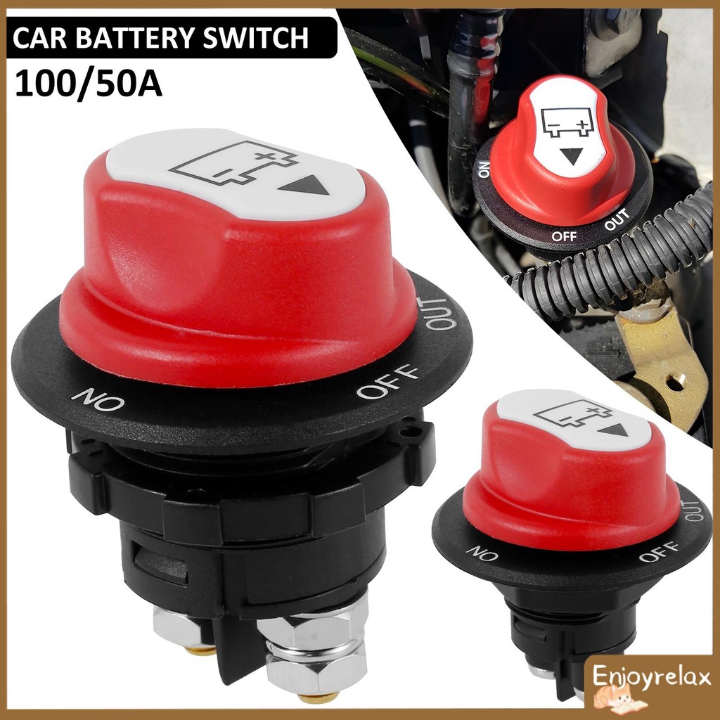 Battery Disconnect Switch 12V-48V Battery Power Cut Off Switch Heavy ...