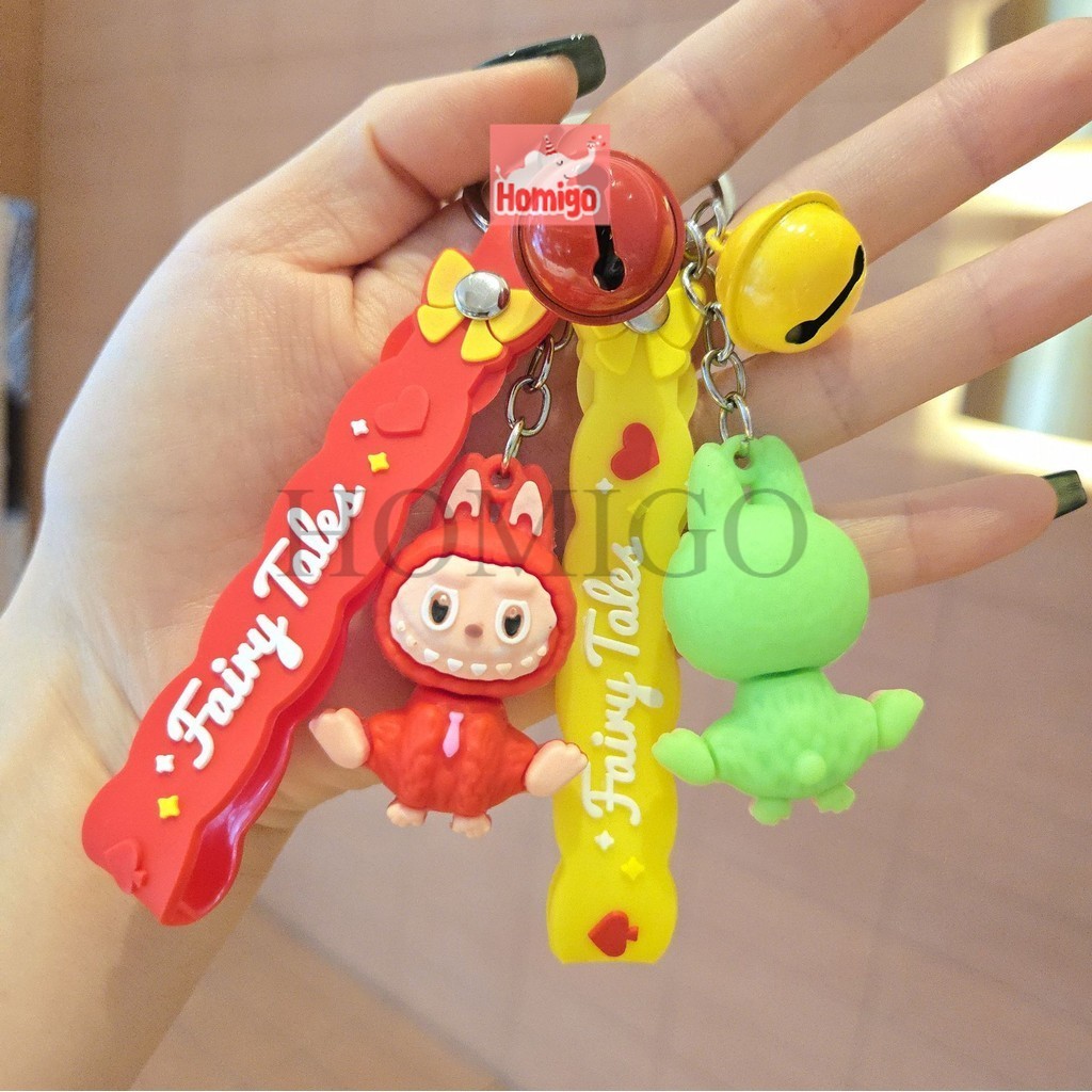 GANTUNGAN Homigo Grade A Labubu Keychain / Labubu Keychain / Labubu ...