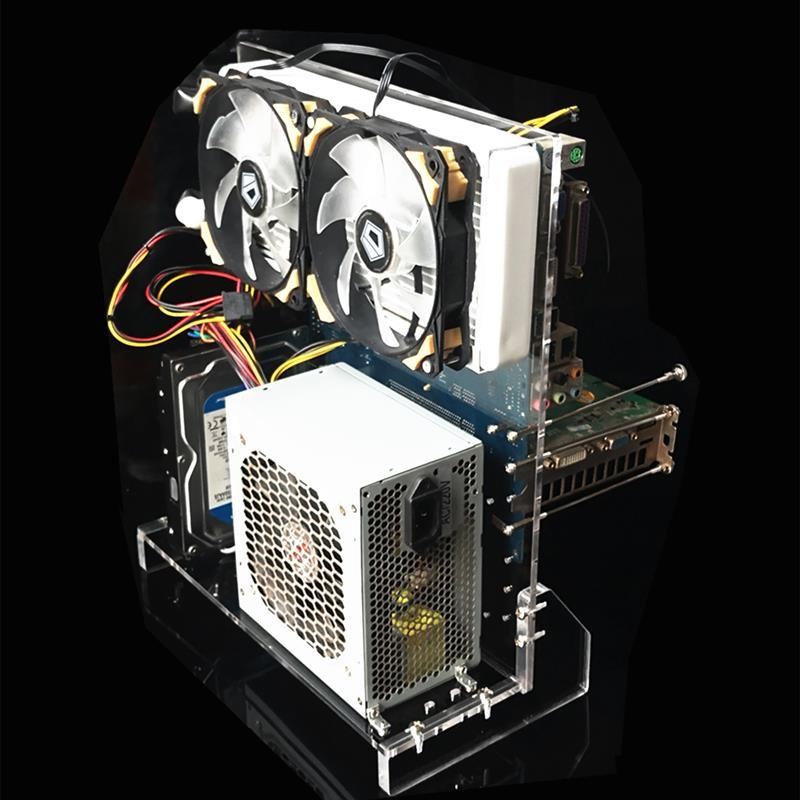 Computer Case Transparent Acrylic Motherboard Modified Open Bracket ...