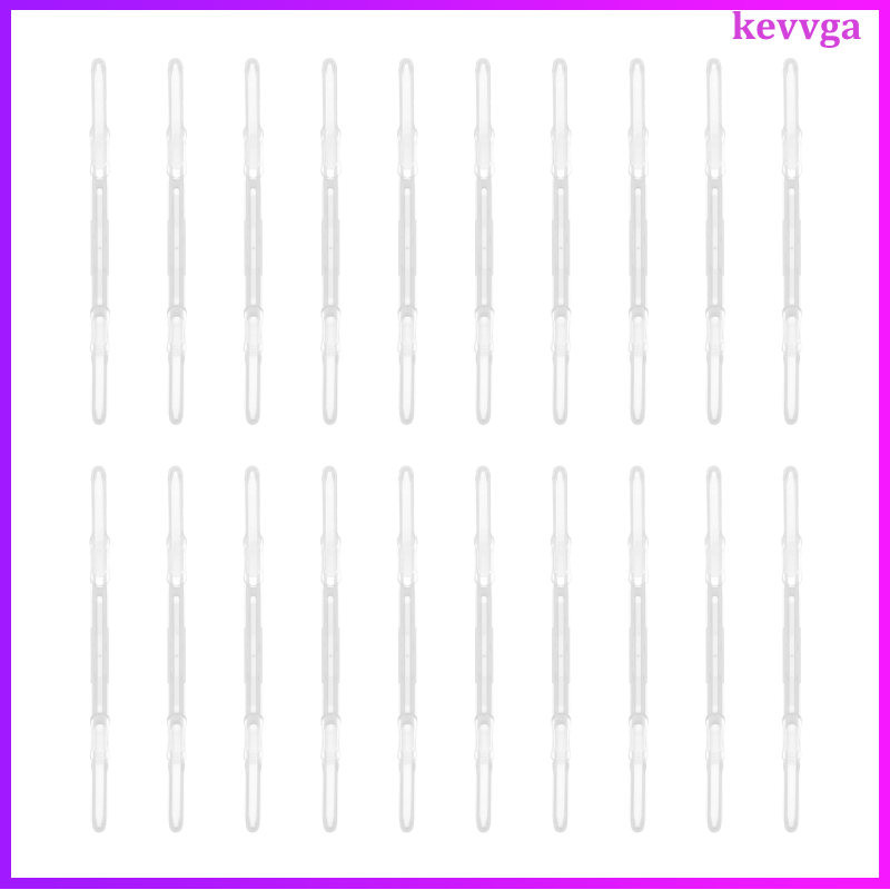 20 PCS Loose-Leaf Binder Clip Plastic Clips Paper Fasteners Office ...