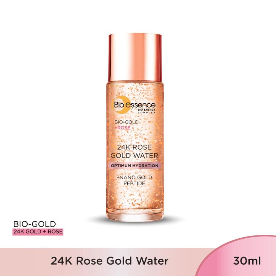 BIO-ESSENCE 24K BG Gold Rose Water 30ml | Shopee Malaysia