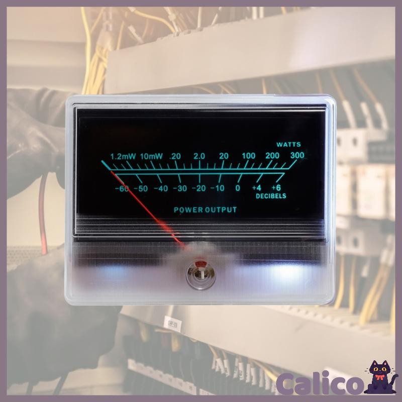 Cali Digital VU Ammeter Meter Header Power Stereo Accuracy Level Power ...