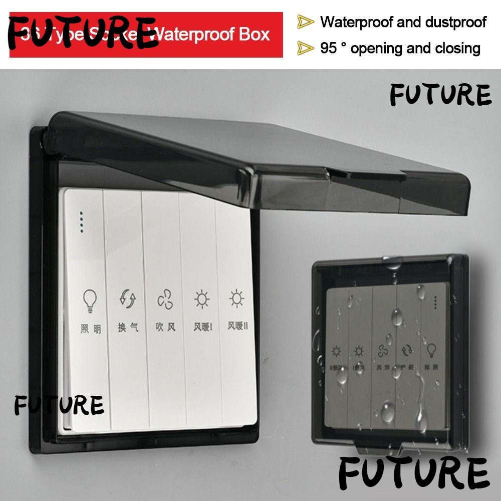 HL-FUTU Switch Protective Cover, Plastic Wall-mounted Socket Waterproof ...