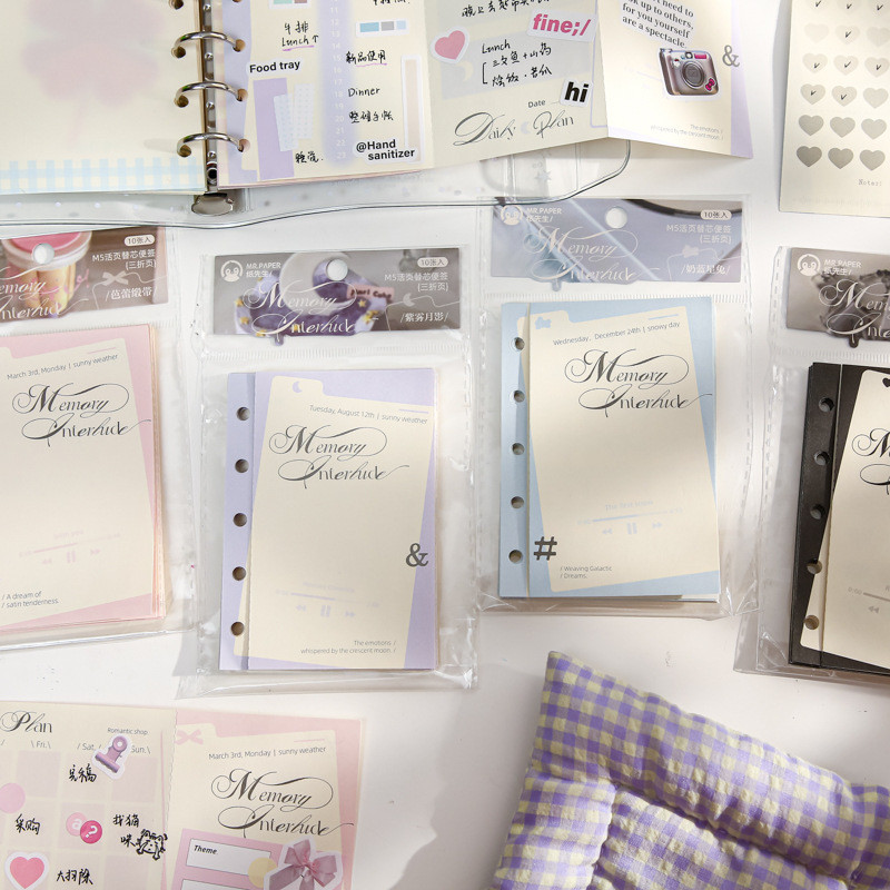 M5 Loose-leaf Refill Notes Memory Illustration Series Handbook Material ...