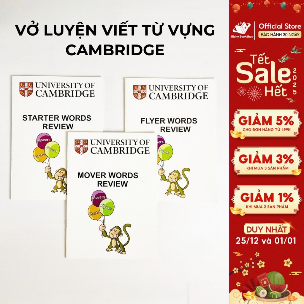 Book - Vocabulary writing practice notebook Cambridge Starter, Mover ...