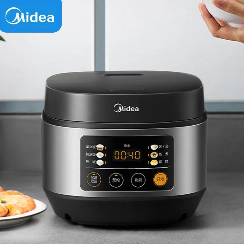 Midea 3L Rice Cooker Color Screen Button Electric Cooker ...
