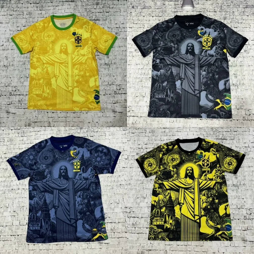 Fan Issue 24/25 Brazil Jesus Jersey Special Edition Football Shirt S ...