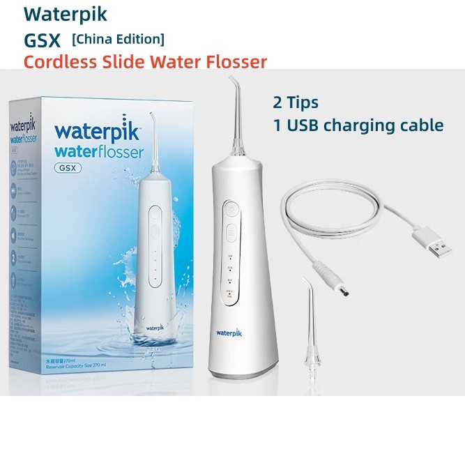 Waterpik GSX Cordless Slide Professional Water Flosser, Portable ...