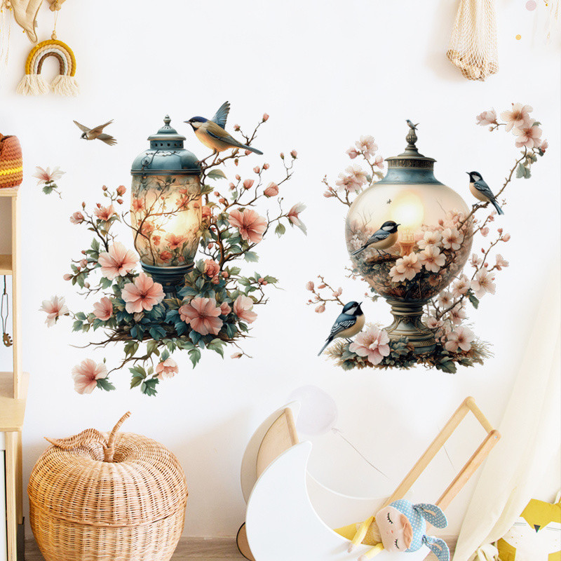 Living Room Bedroom Wall Beautification Sticker-Glass Window ...