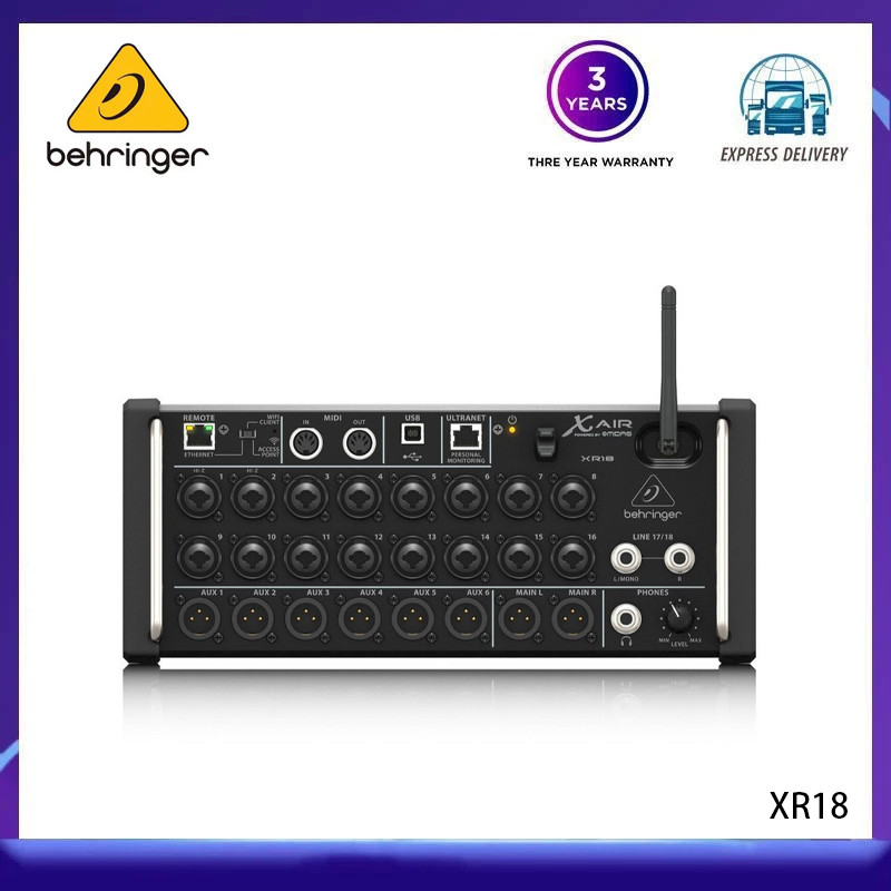 Behringer X Air XR18 XR16 XR12 Digital Mixer | Shopee Malaysia