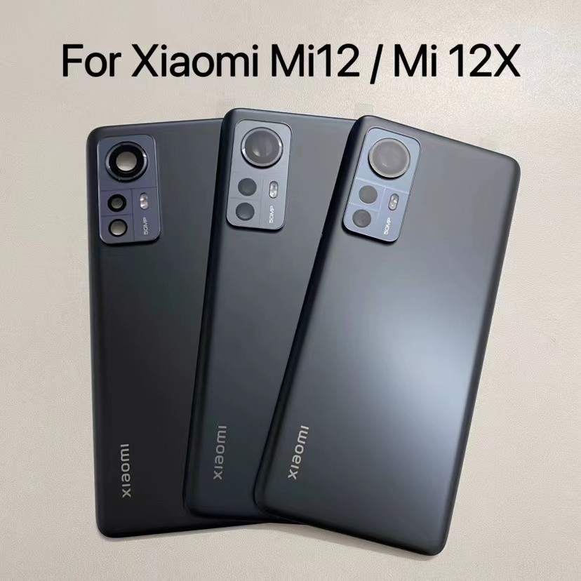 Original For Xiaomi 12 Battery Cover Replacement Rear Housing Door For ...
