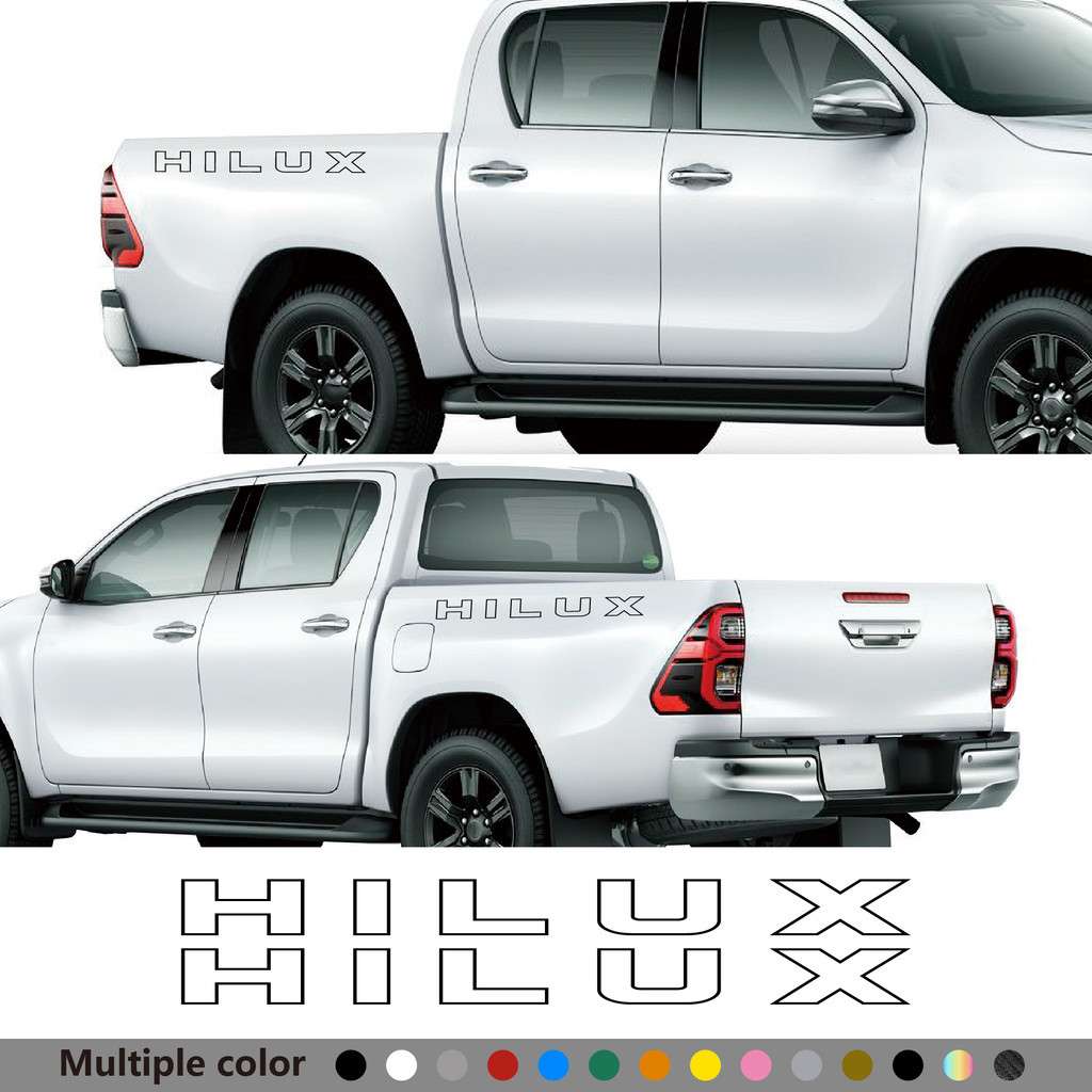 Pickup Body Stickers Apply For Toyota Hilux Vigo Truck Side Windshield ...