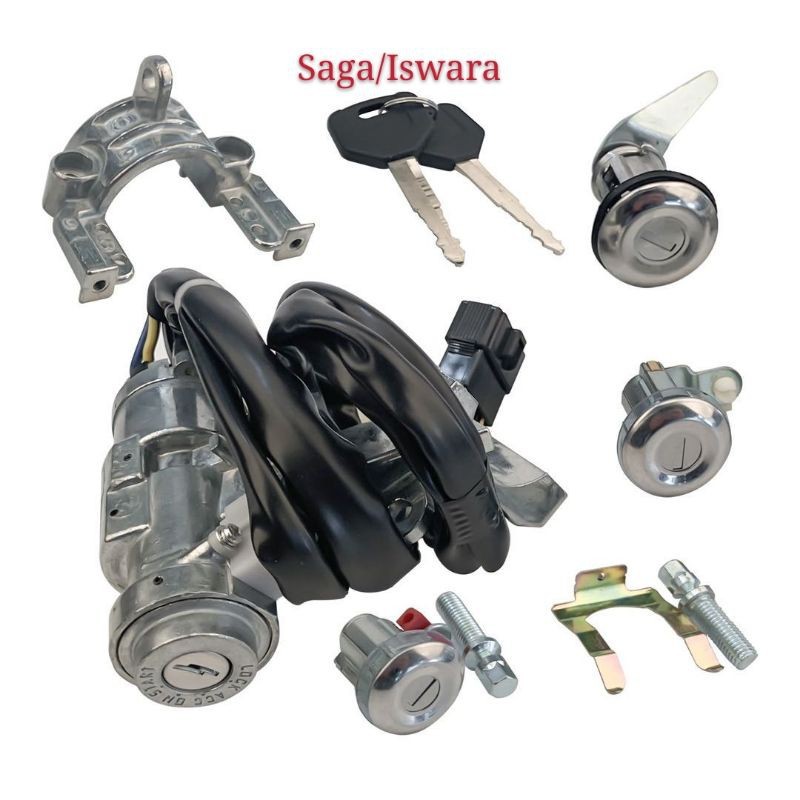 Proton Saga Old Iswara LMST Sedan Aeroback A/B Key Set Starter Switch ...