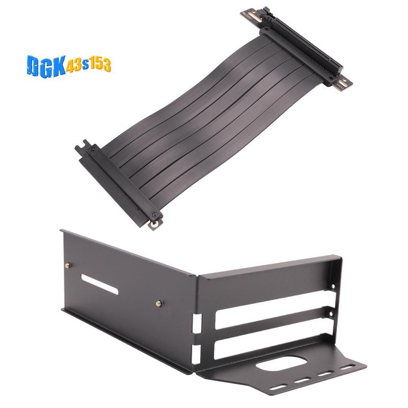 VGA PCI-E 3.0 X16 Video Card Vertical Mounting Bracket Extension Cable ...