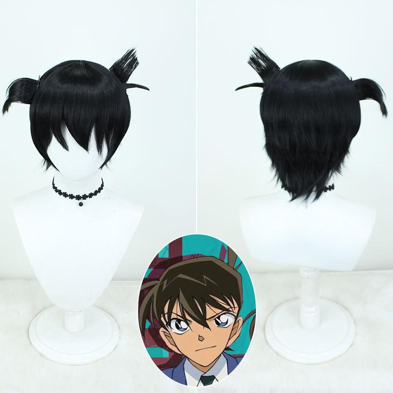Short Black Hair Wig for Detective Conan Shinichi Kudo Jimmy Kudo Conan ...