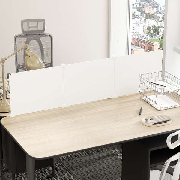 divider meja penghadang meja Office Desk Baffle Partition Anti-droplet ...