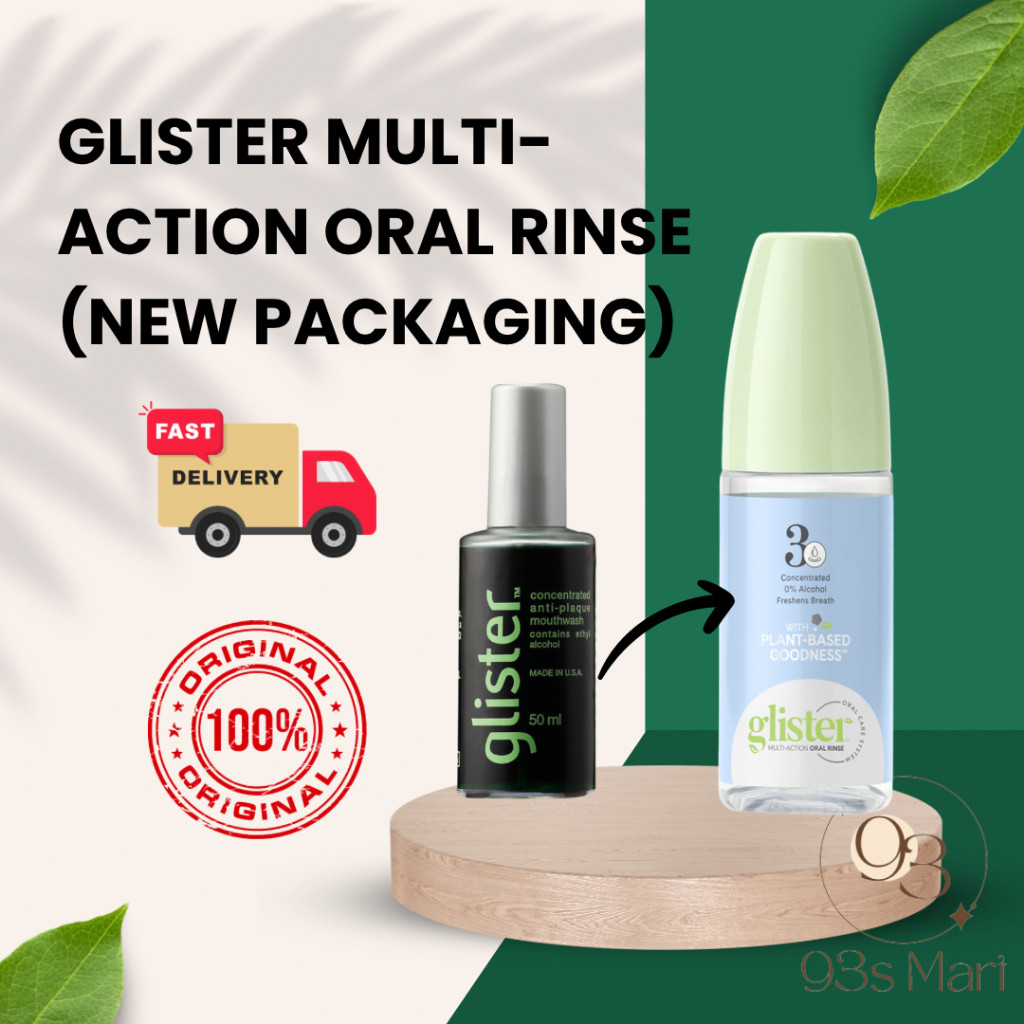 GLISTER Multi-Action Oral Rinse – 72ml | Shopee Malaysia