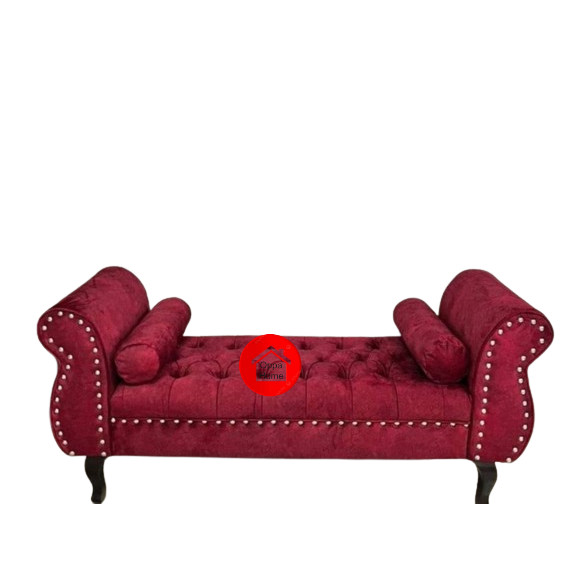 Harga Kilang High Class Modern Chesterfield Bench Velvet Baldu | Shopee ...