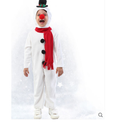 Children Christmas Red Nose Little Snowman One-Piece Cartoon ...
