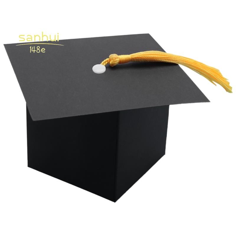 Graduation Decorations 50PCS Graduation Candy Box DIY Grad Cap Box for ...