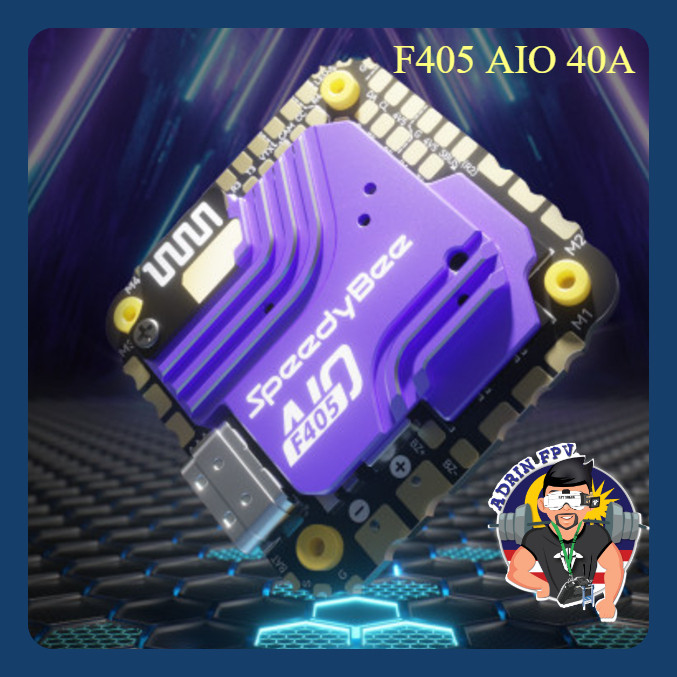 SpeedyBee F405 AIO 40A Bluejay 25.5x25.5 3-6S Flight Controller for FPV ...