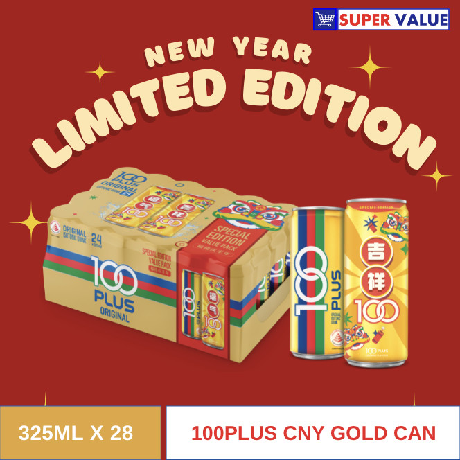 100PLUS Original (28 x 325ml) - Refreshing Beverage, Hydration, Energy ...