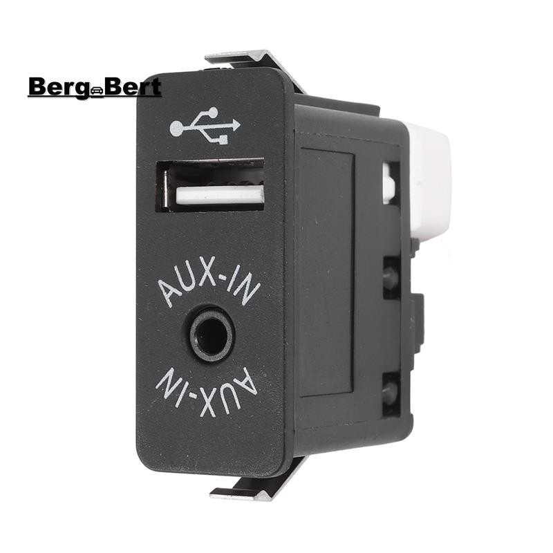 Car USB AUX In Plug Auxiliary Input Socket Adapter for E81 E87 E90 F10 ...