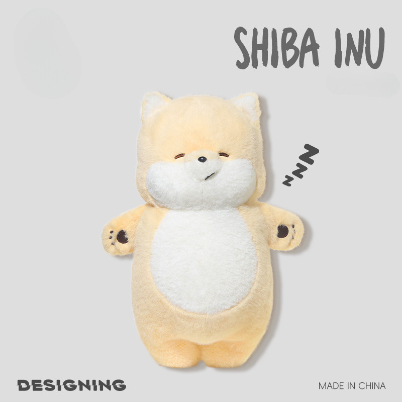 Lying Flat Shiba Inu Plush Toy Cute Doll Cute Sleeping Pillow Doll Sofa ...