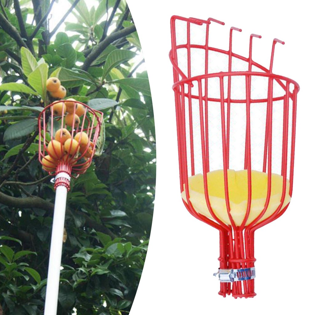 [uguuiya] Fruits Catcher Fruit Picker Deep Basket Picking Device Garden ...