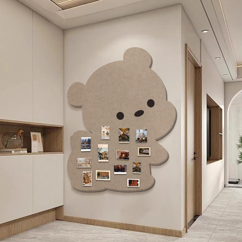 Shopee Official Pudding Bear Felt Board Wall Stickers Photo Wall ...