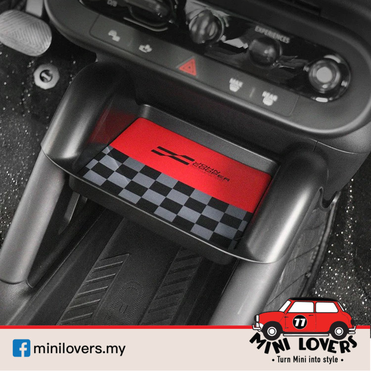 Mini Cooper J01 / J05 / Aceman (2024) Center Console Storage Organizer ...