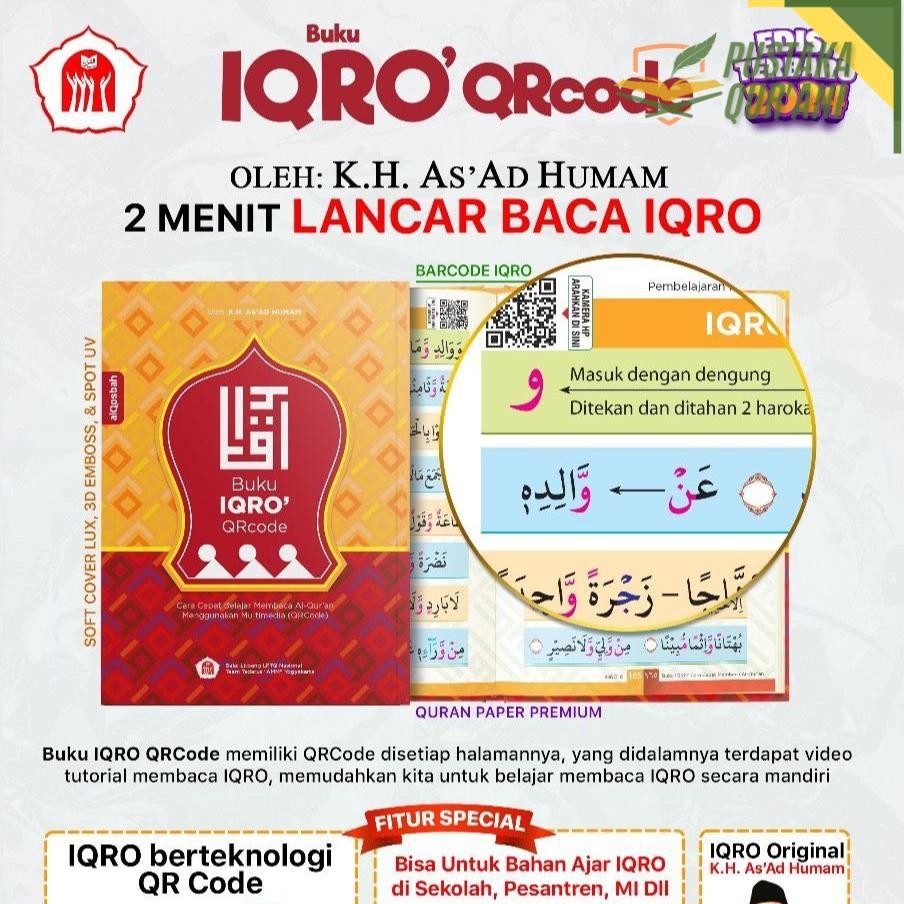 Iqro BOOK, QRCODE MILLENNIAL EDITION 182 Video Tutorial | Shopee Malaysia