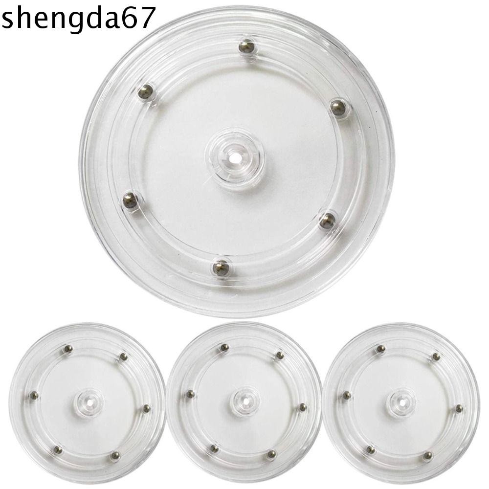 SHENGDA Acrylic Turntable, 360-Degree Round Rotating Display Stand ...