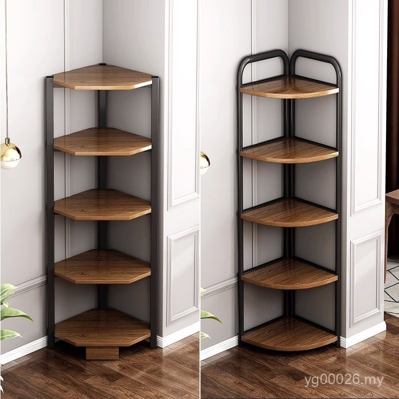 Multi-layer Floor-Standing Rack Household Pot Kitchen Corner Fan-Shaped ...