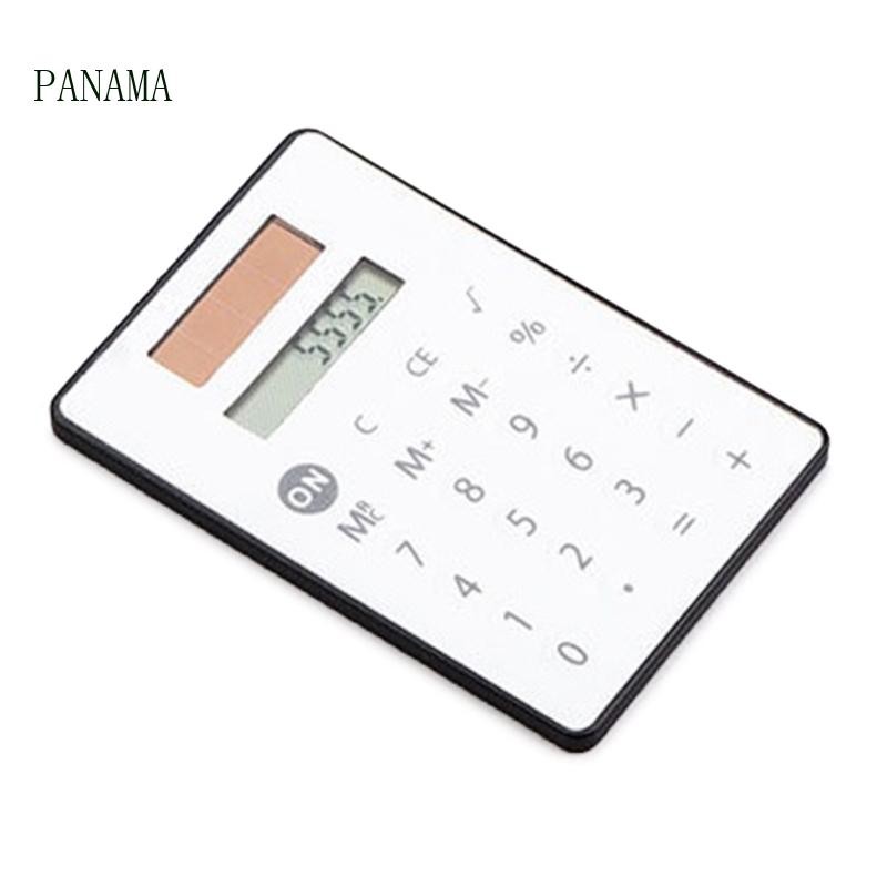N Mini Calculator Solar Powered 8 Digit Quiet Calculators Easy to Carry ...