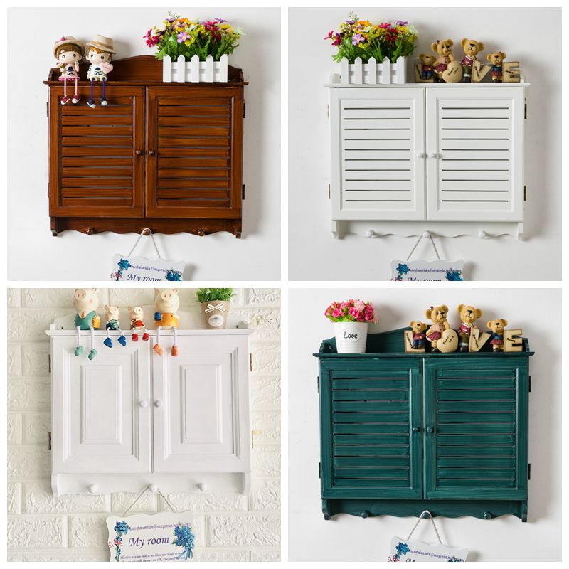 Retro Louver Meter Box Decorative Painting Switch Box Block Box ...