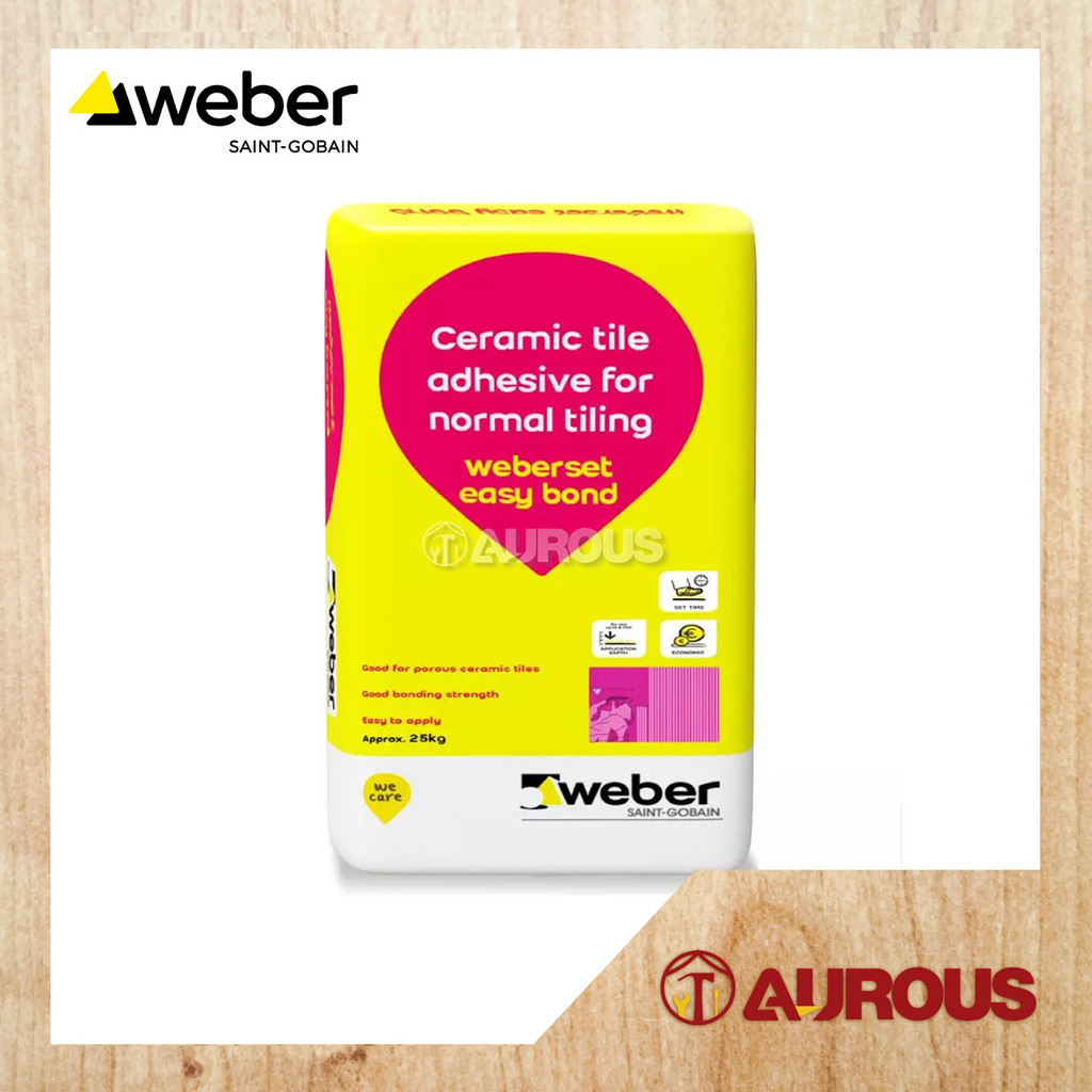 WEBER WEBERSET EASY BOND 99 CEMENT GUM C1 GRADE TILE ADHESIVE FOR ...