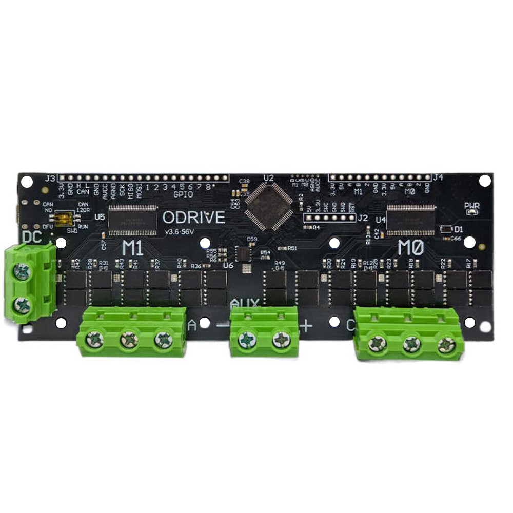 12V-56V V3.6 Version FOC-BLDC Servo Motor Controller Dual-channel BLDC Brushless Motor Control ...