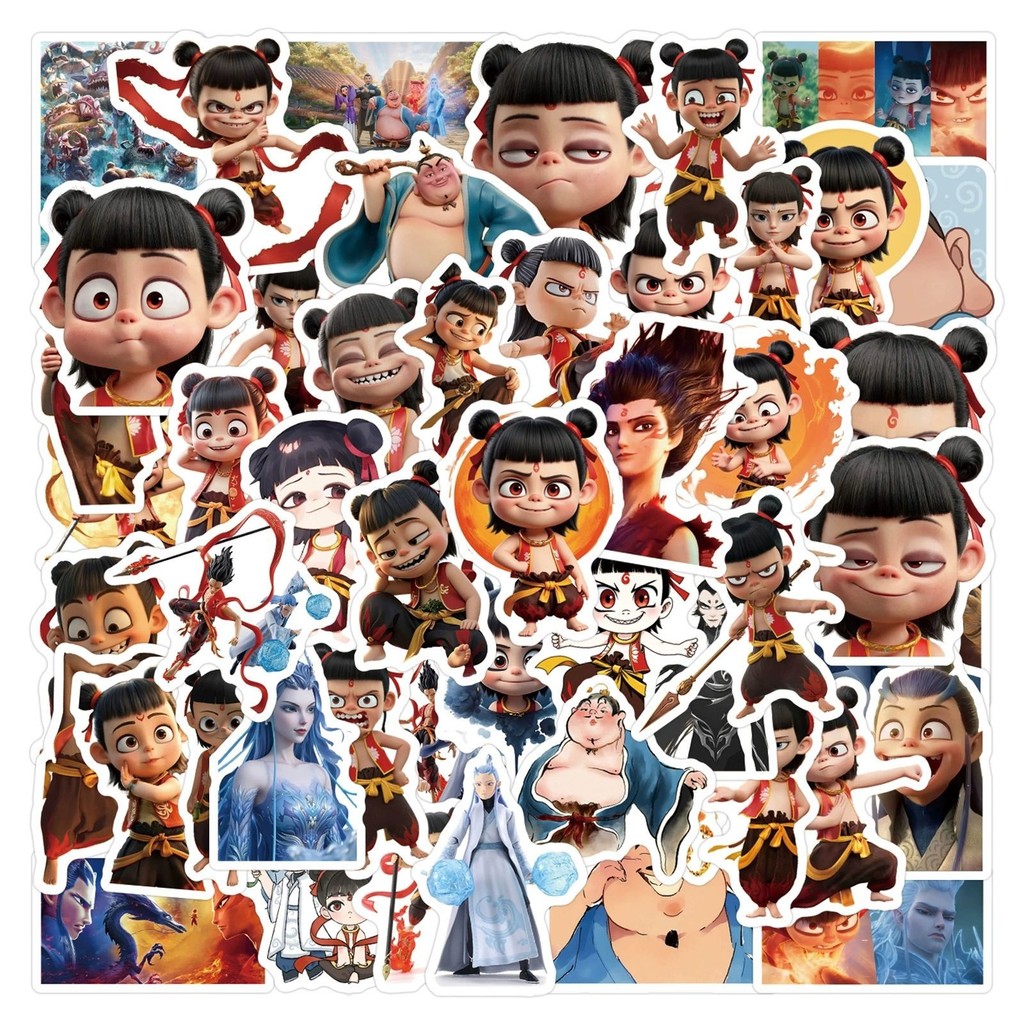 [Ready Stock] Nezha Sticker 哪吒 贴纸 表情 哪吒魔童闹海 周边 diy 手账 贴画 Emoticon Nezha ...