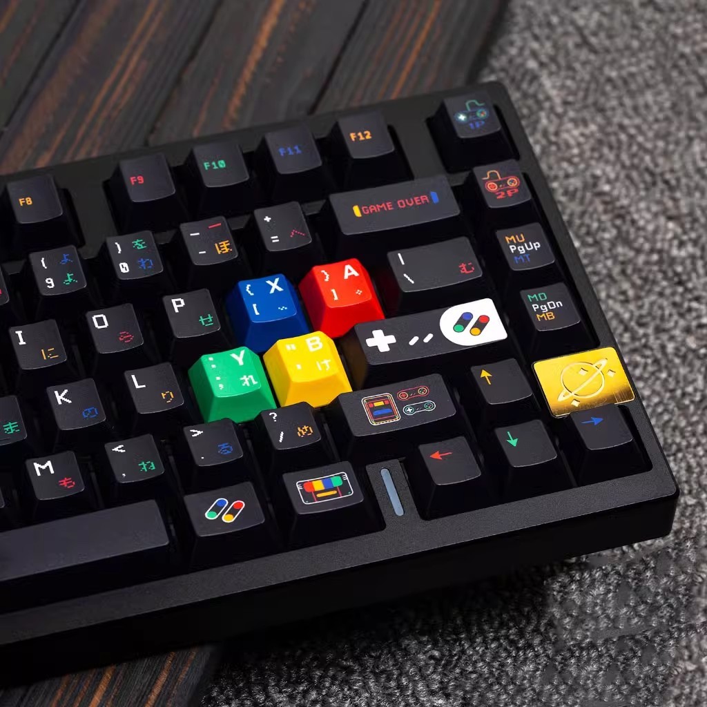 AiFei SFC keycaps Black cherry profile Five Side DYE SUB PBT 142keys ...