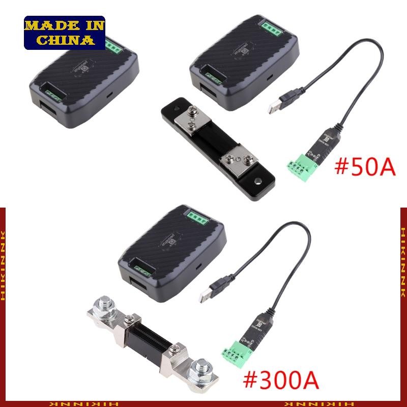HIk PZEM-017 Module 300A 50A Shunt RS485 USB Cable for Measuring ...