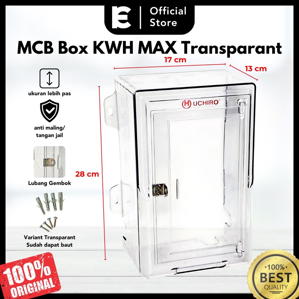 Transparent Prepaid Token KWH MCB Box Large Size Electric Box Outdoor ...